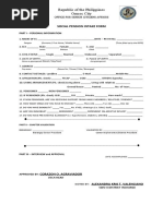 DSWD Form For Senior Citizen | PDF