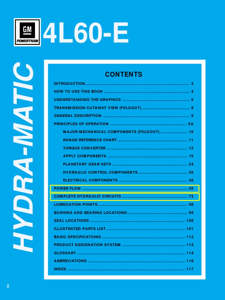 4l60e Service Manual | PDF