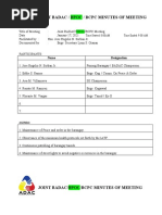 Meeting of Lupon | PDF | Government