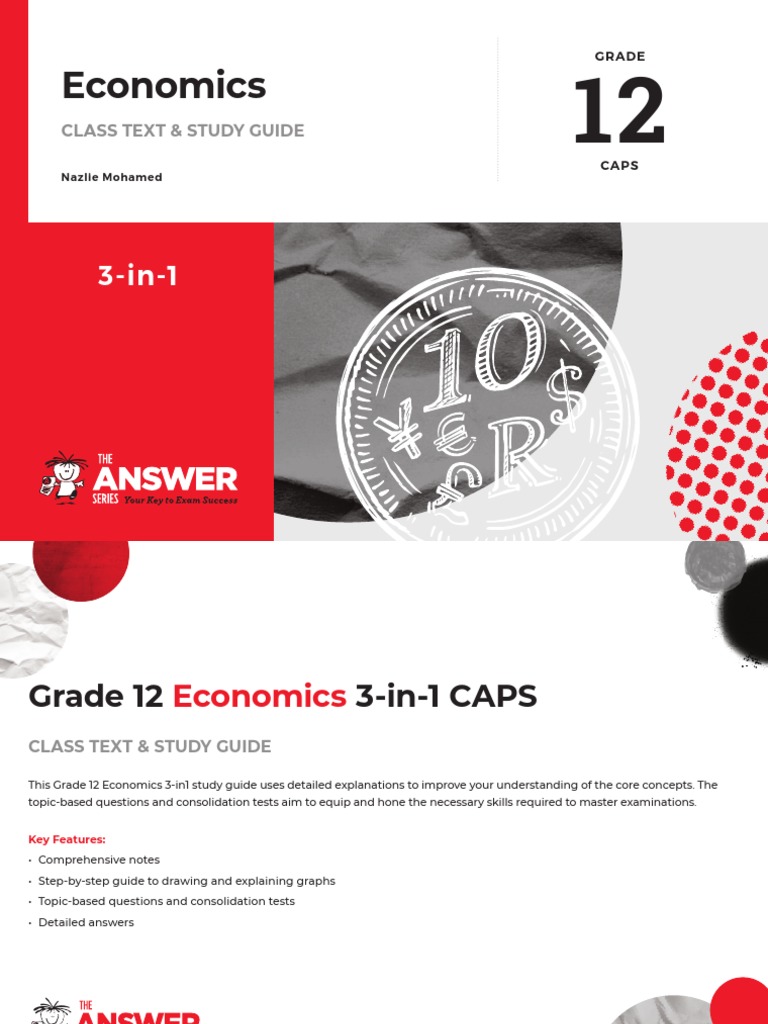 Grade 12 Economics Study Guide CAPS | PDF