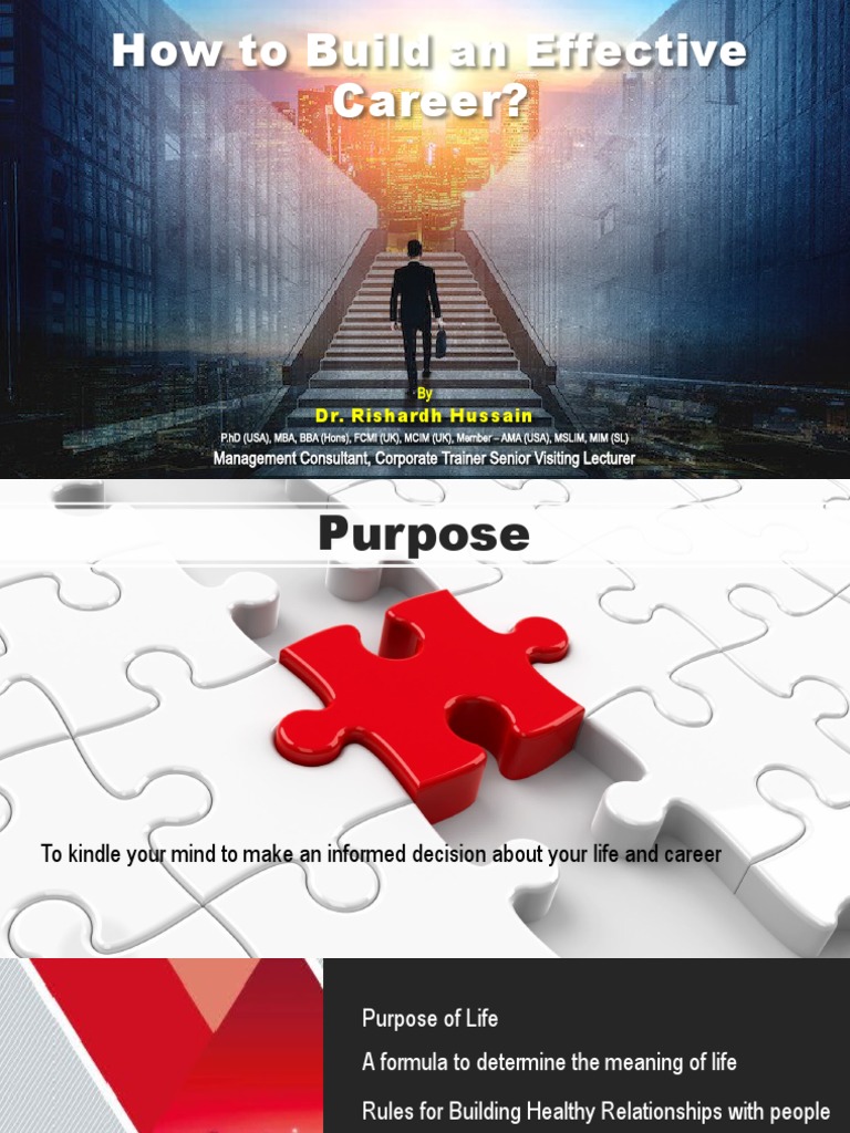 Effective Career Planning Guide | PDF | Career & Growth