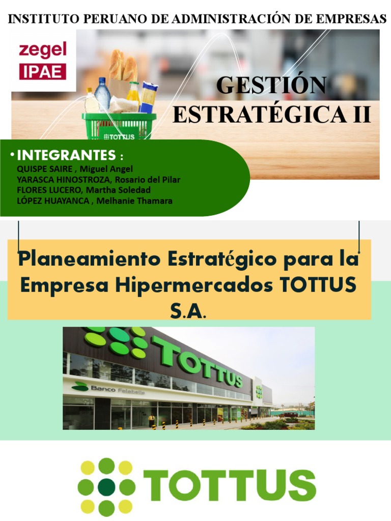 Gestion Estrategica Tottus | PDF