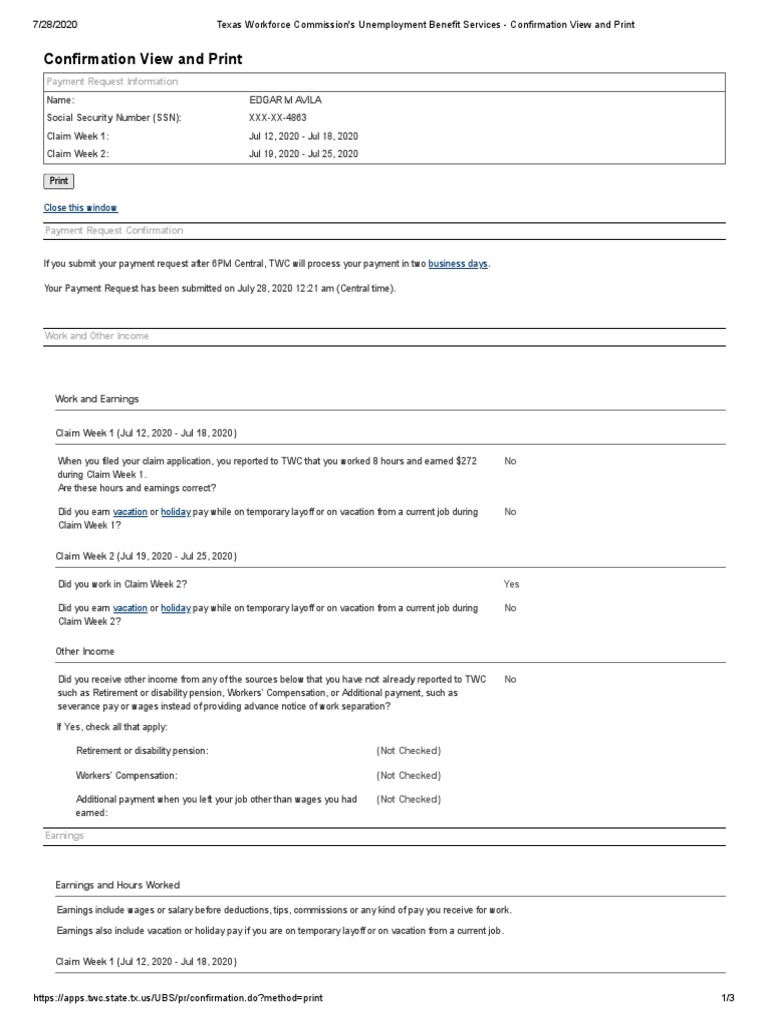 Texas Workforce Commission's Unemployment Benefit Services ...