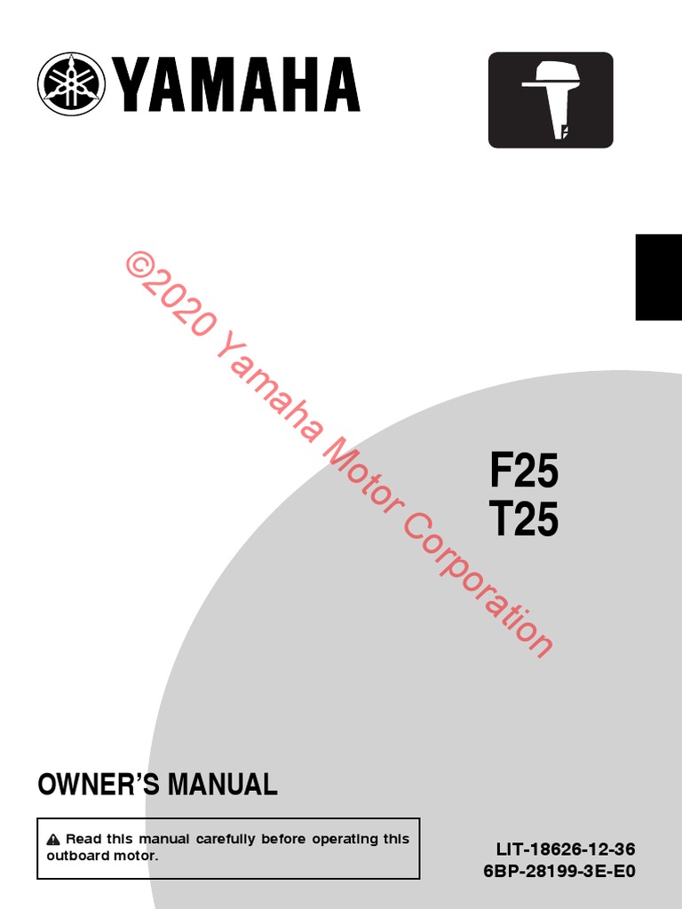 FRC Engine Yamaha F25 Manual | PDF