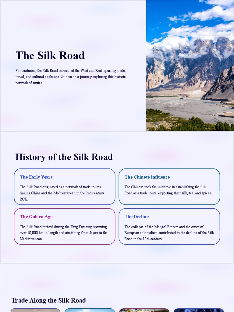 The Silk Road | PDF | Silk Road | Trade