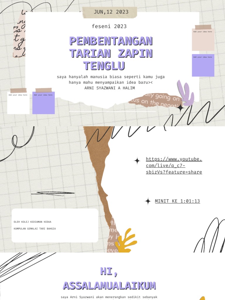 Pembentangan Tarian Zapin Tenglu | PDF