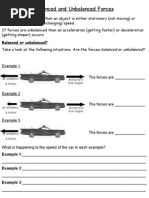 Net Force Worksheet | PDF