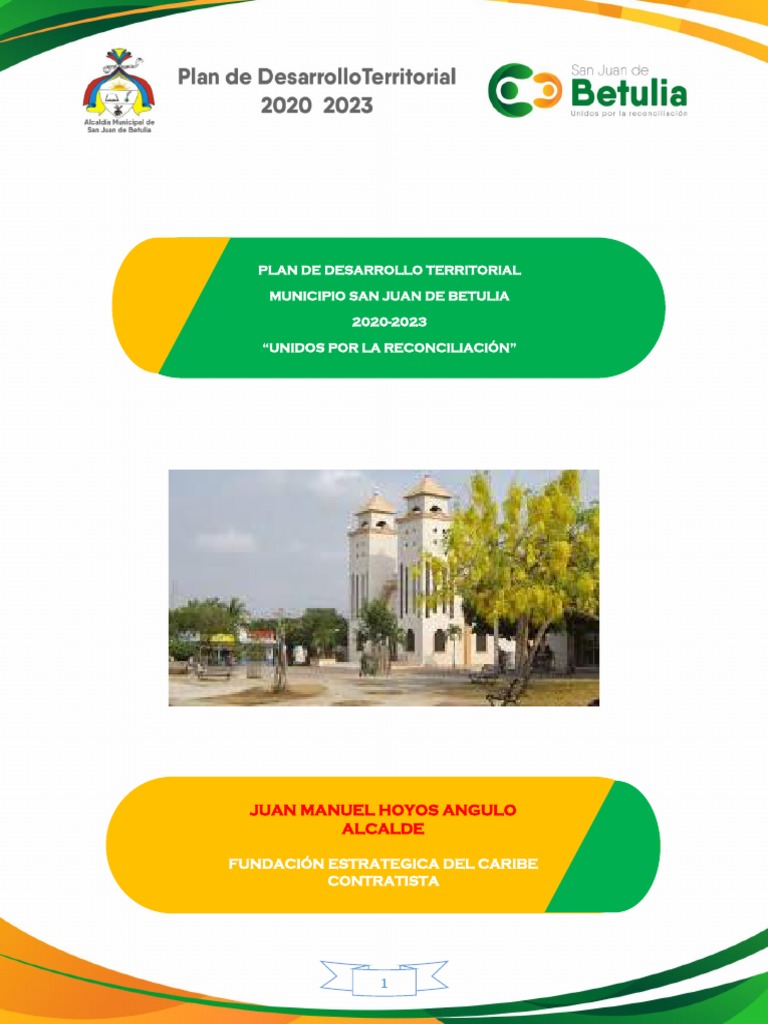 Plan de Desarrollo San Juan | PDF | Invalidez | Educación primaria