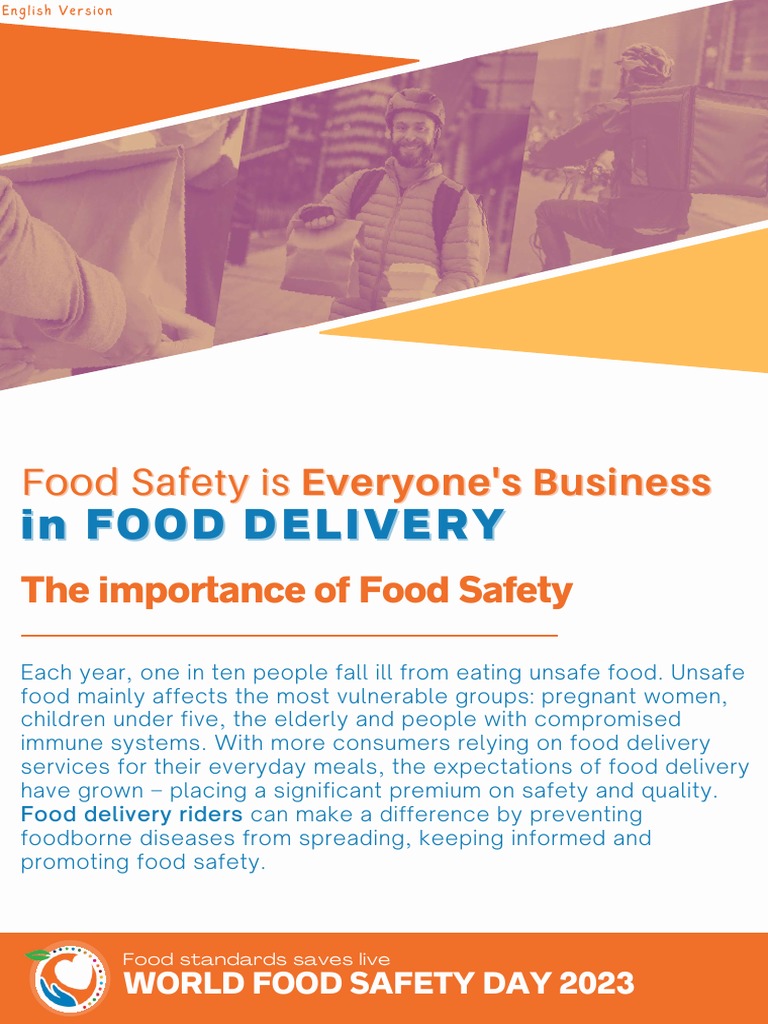 World Food Safety Day 2023 Eng and Tagalog | PDF