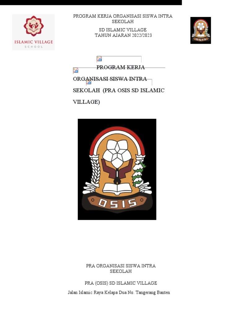 2223program Kerja OSIS 2022 2023 | PDF | Karier & Perkembangan