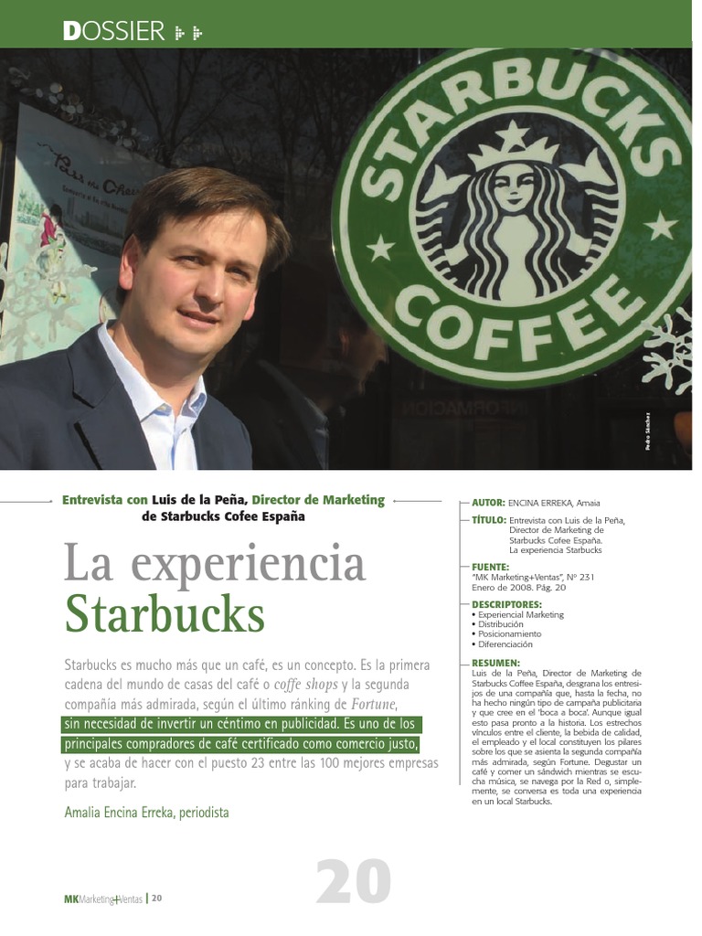La Experiencia Starbucks | PDF