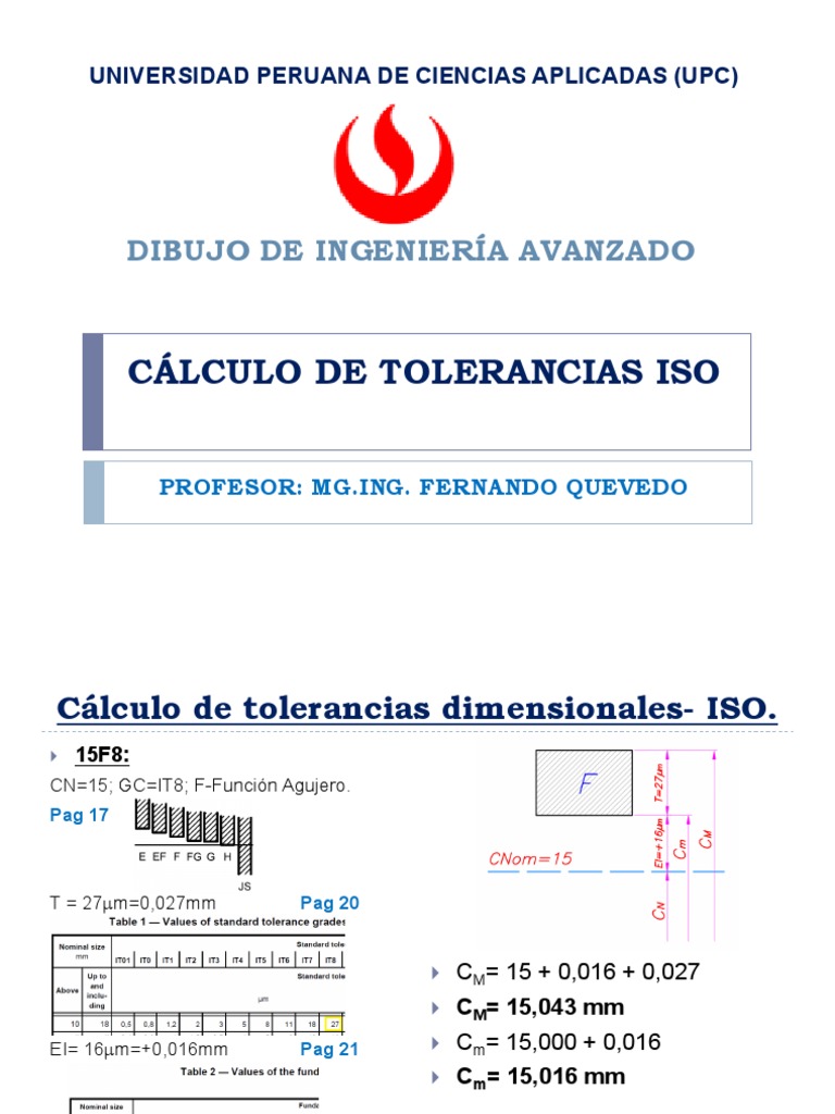 03_Cálculo de Tolerancias ISO | PDF