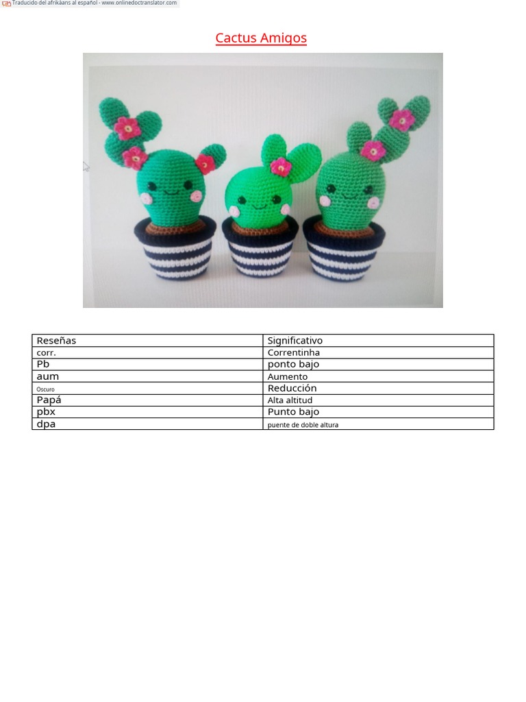 Amigos Cactus | PDF