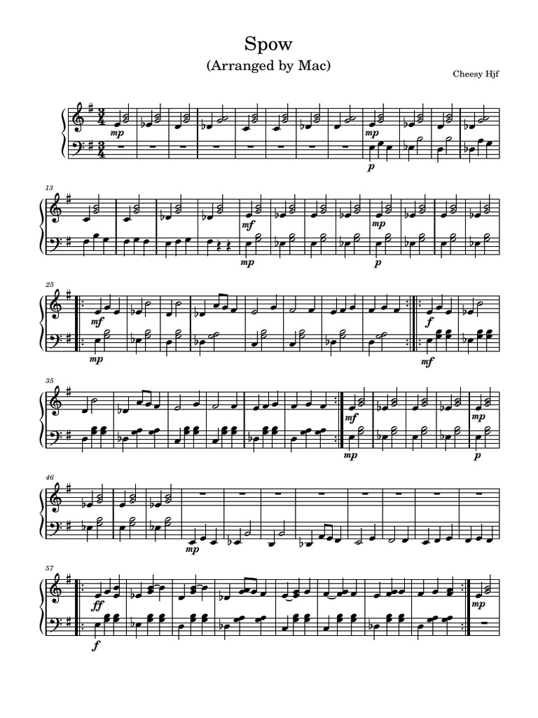 Spow Cheesy HFJ | PDF