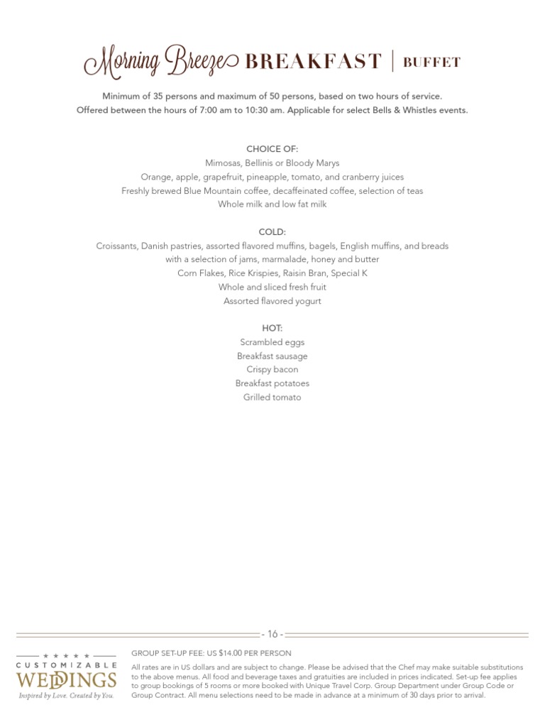 1 Morning Breeze Breakfast Buffet | PDF