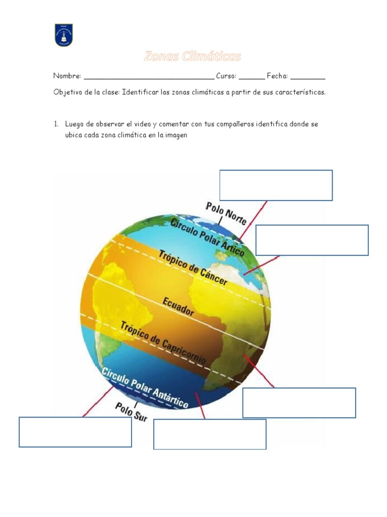 Zonas Climáticas | PDF | Métodos y materiales de enseñanza