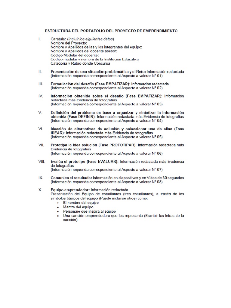 Modelo de Proyecto | PDF