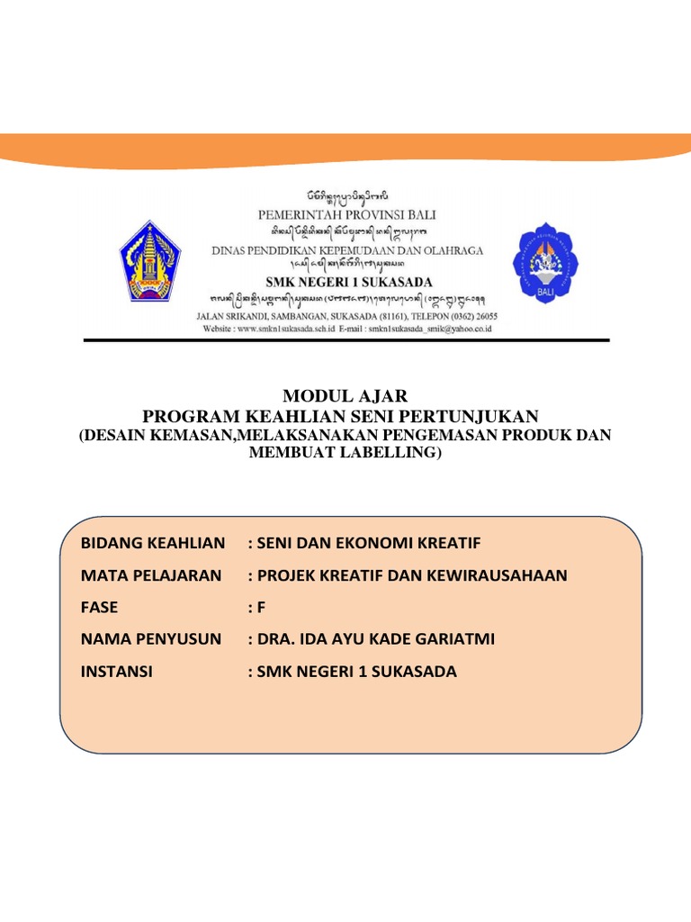 Modul PKK Dayu | PDF