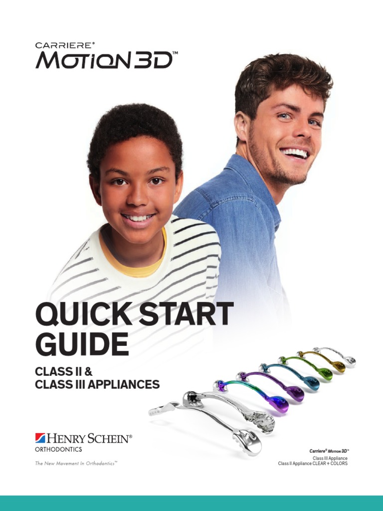 Carriere-Motion-3D-Class-II-III-Appliance-Quick-Start-Guide | PDF
