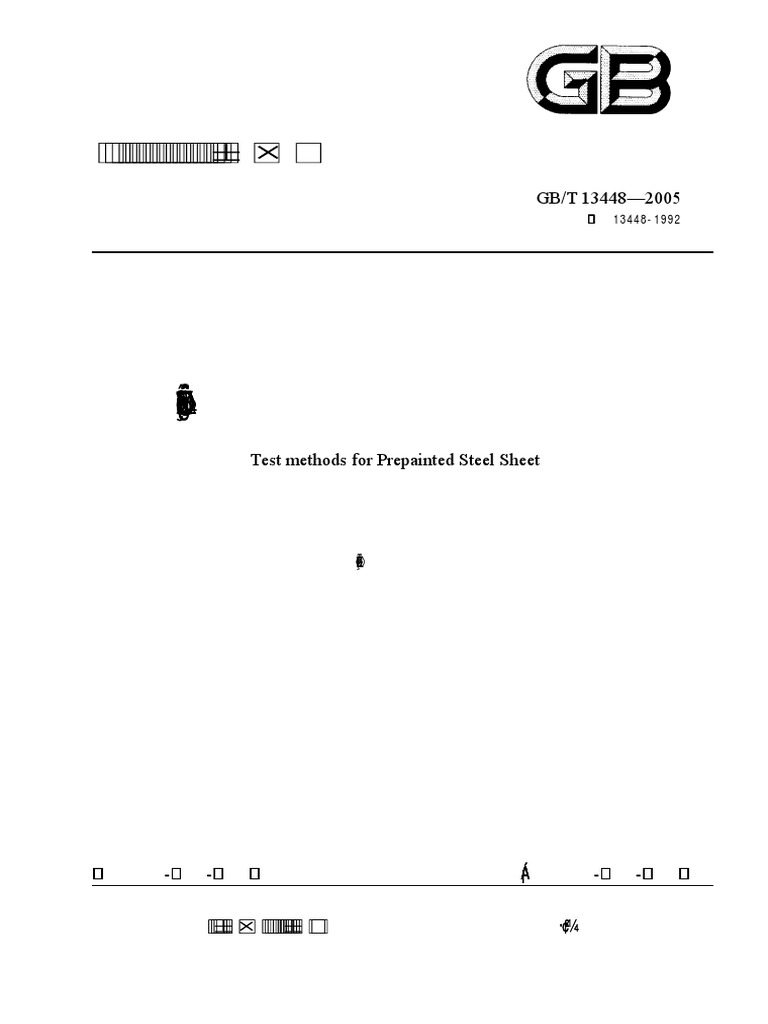 GBT 13448 2005 | PDF