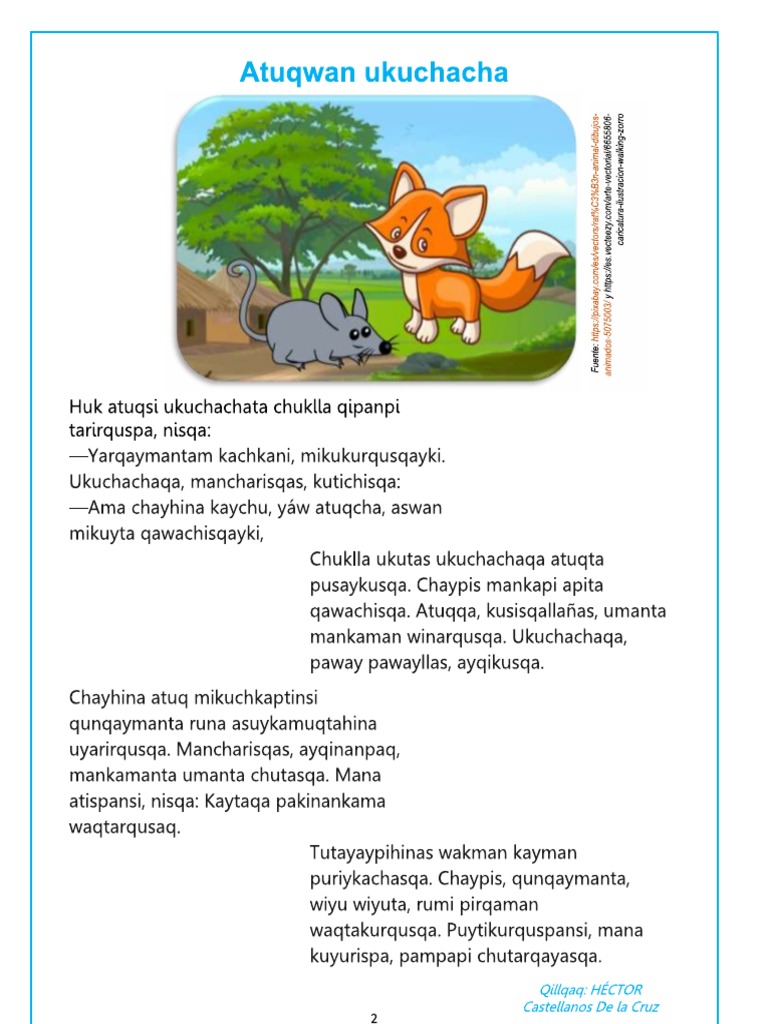 Lectura en Quechua | PDF