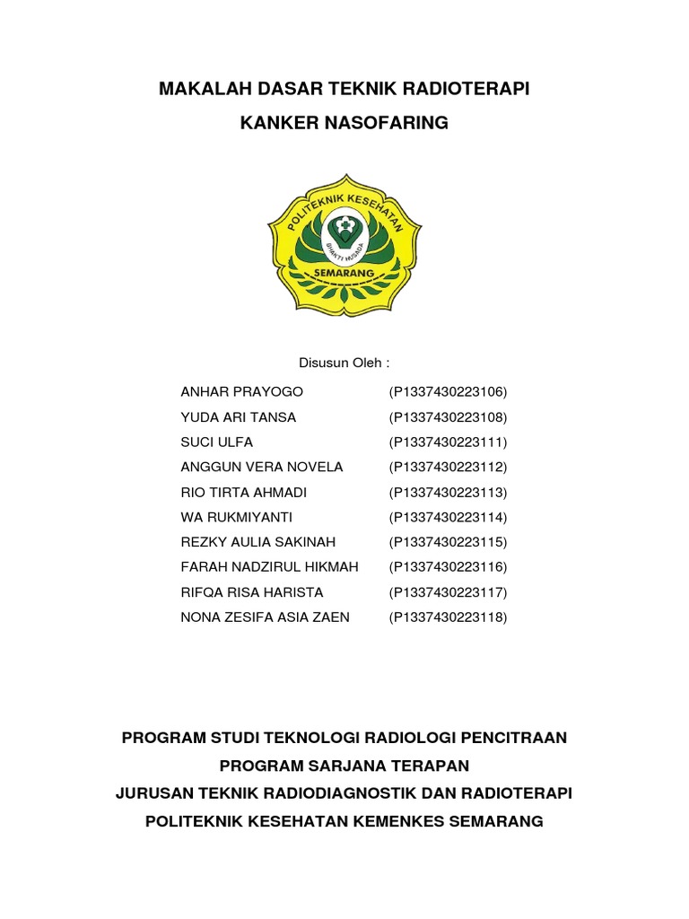 Makalah Kanker Nasofaring | PDF
