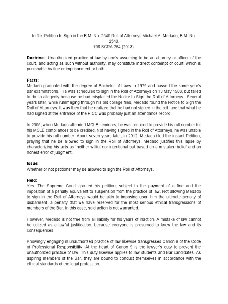 Legal Ethics and Unauthorized Practice | PDF