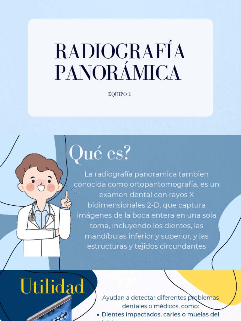 1.-Radiografía Panorámica | PDF