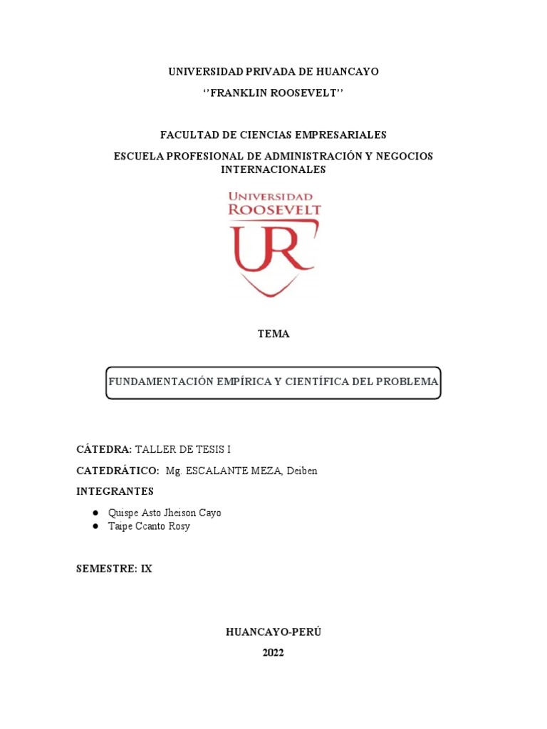 Fundamentacion Empirica y Cientifica | PDF Fundamentacion Empirica y Cientifica | PDF