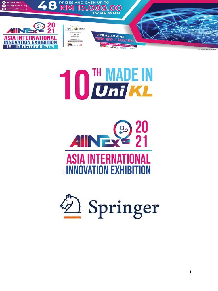 Made in UniKL 2021 - Info Pack - Updated 1.0 | PDF