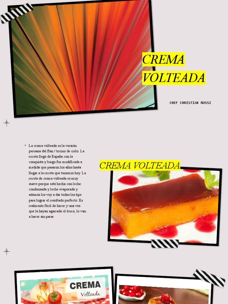 Crema Volteada | PDF