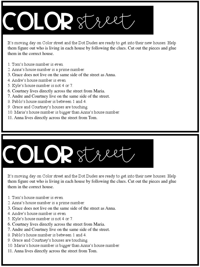 Dot Dudes Logic Puzzle 1 | PDF