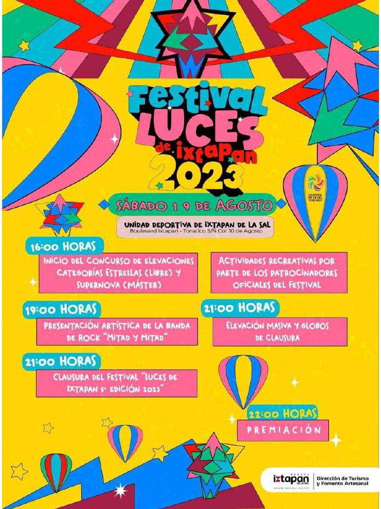 ¡Globos de Cantoya! Vive El Festival de Las Luces 2023 en Este Municipio Del Edomex | PDF