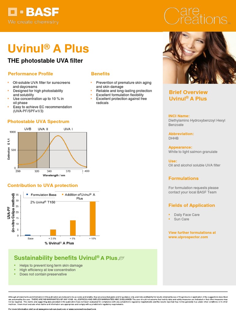 COS1802 - BASF Uvinul - A - Plus | PDF