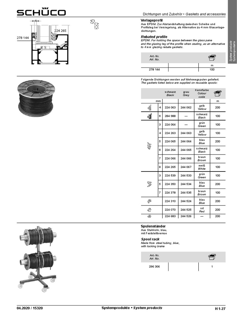 H01 00000 V1 Systemprodukte | PDF