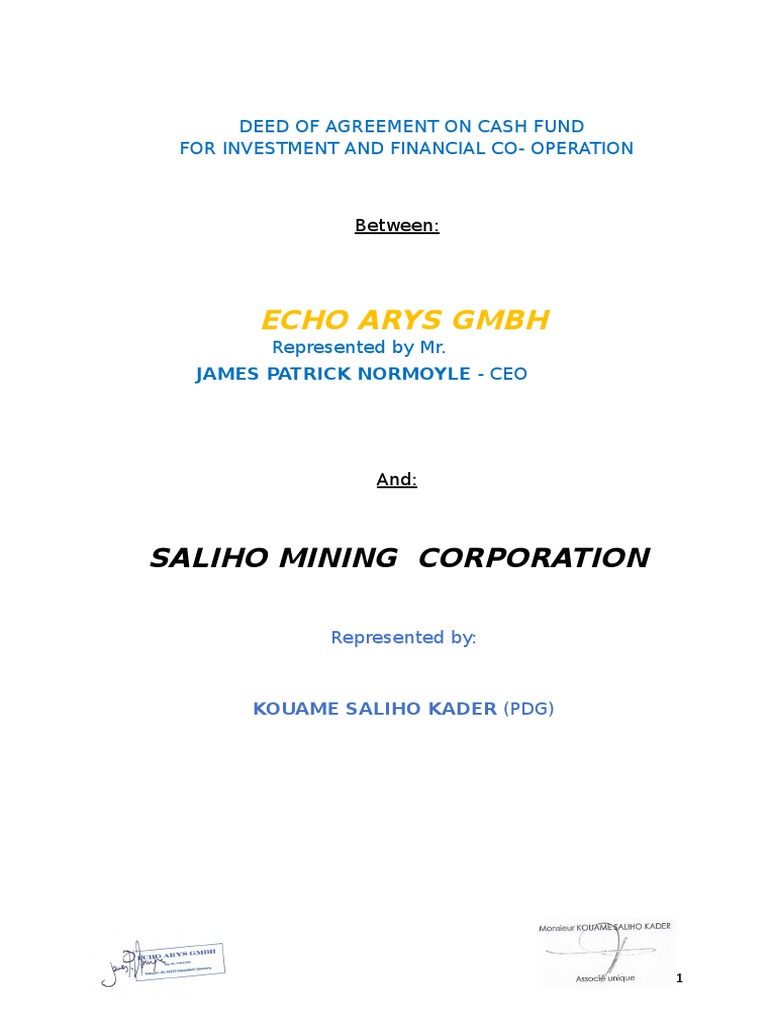 500M MT103 Doa - Echo Arys GMBH 20230604 Eagmbh-Sggpl - 500MM - 1 | PDF