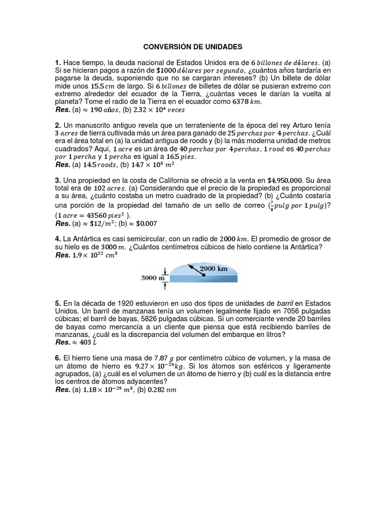 Tarea Conversión de Unidades | PDF