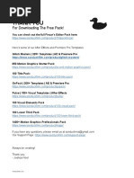 READ ME Finzar Free Presets | PDF