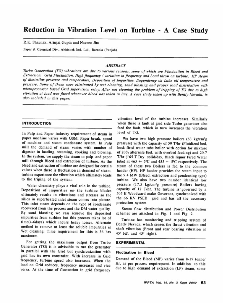 Stream Whip Problem Reduction-in-Vibration | PDF