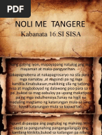 Noli Mi Tangere (Si Sisa) | PDF