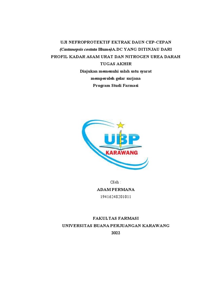 Proposal Adam Permana | PDF