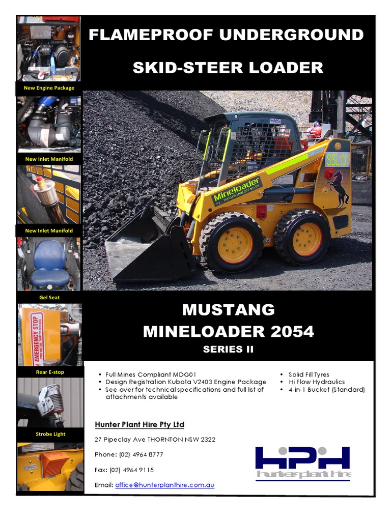 2054 Mustang Mineloader Brochure | PDF