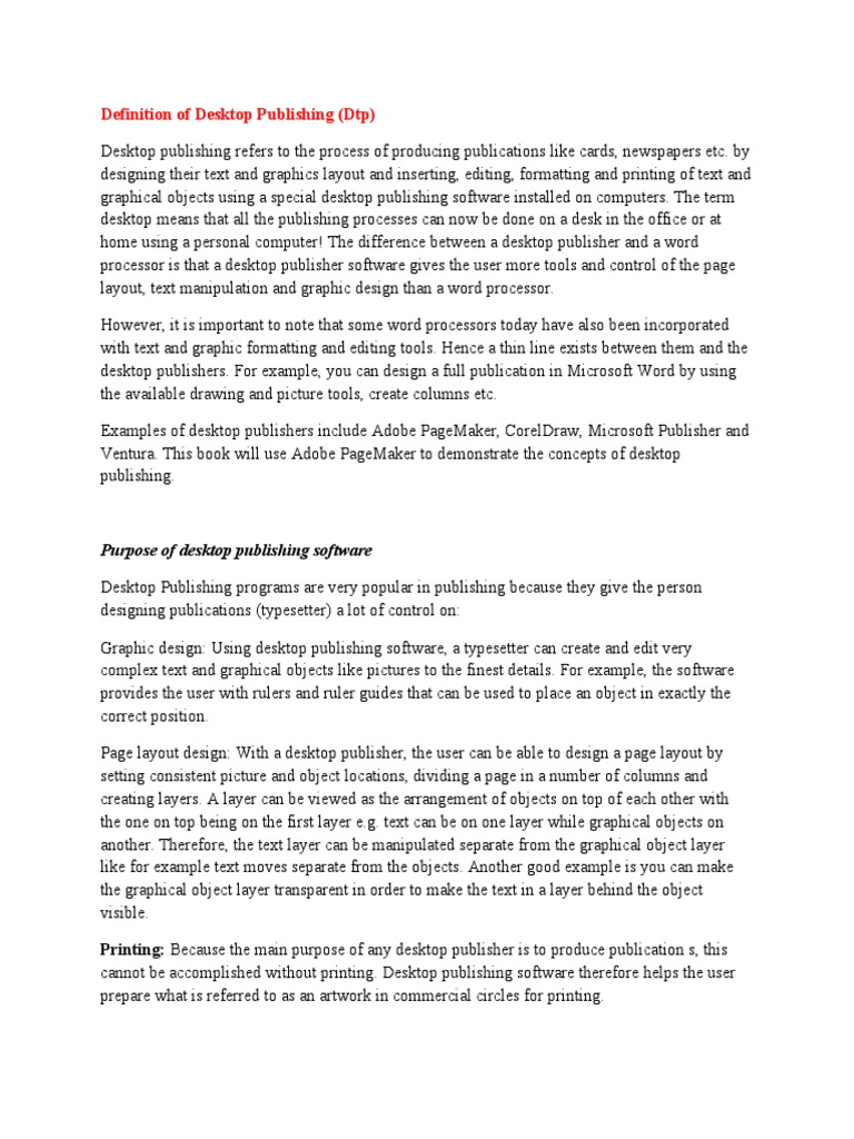 Desktop Publisher | PDF