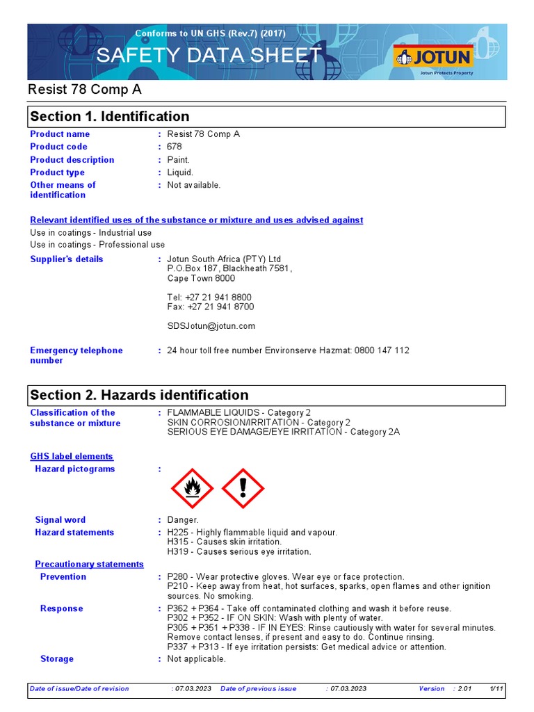 Resist 78 Comp A | PDF