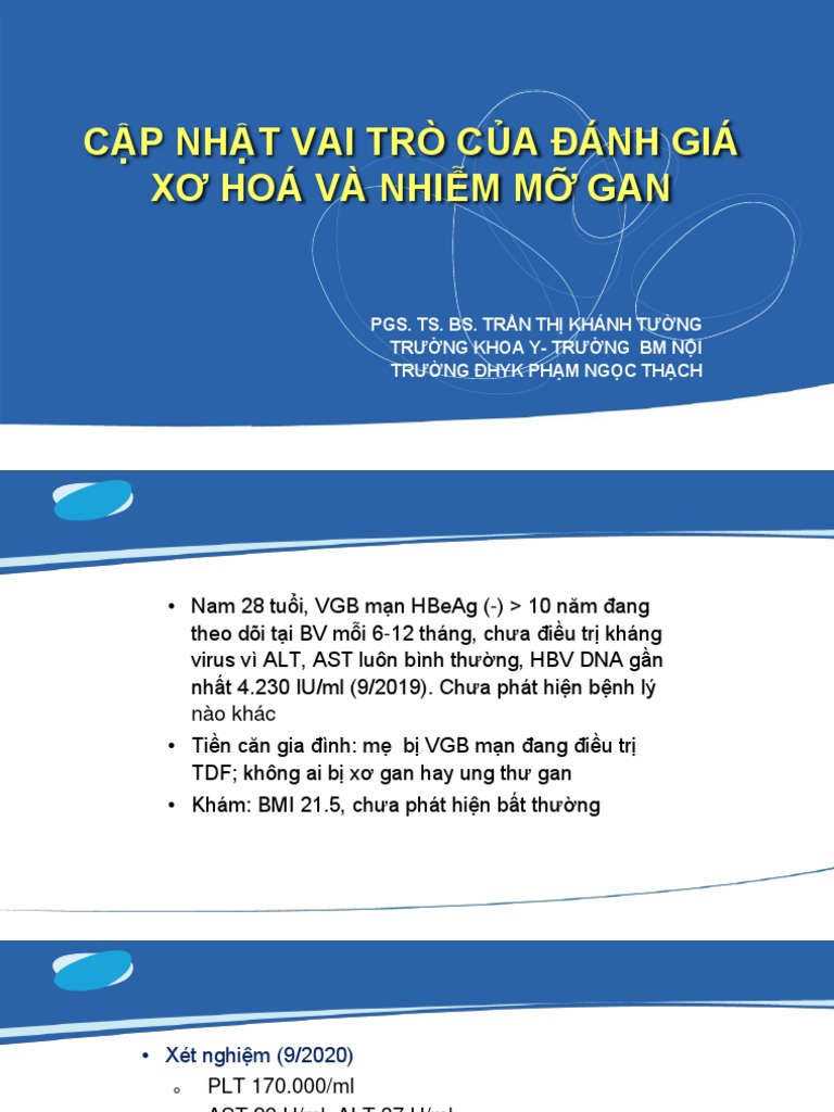 Cap Nhat Vai Tro Cua Danh Gia Xo Hoa Gan Va Gan Nhiem Mo - MediGroup | PDF