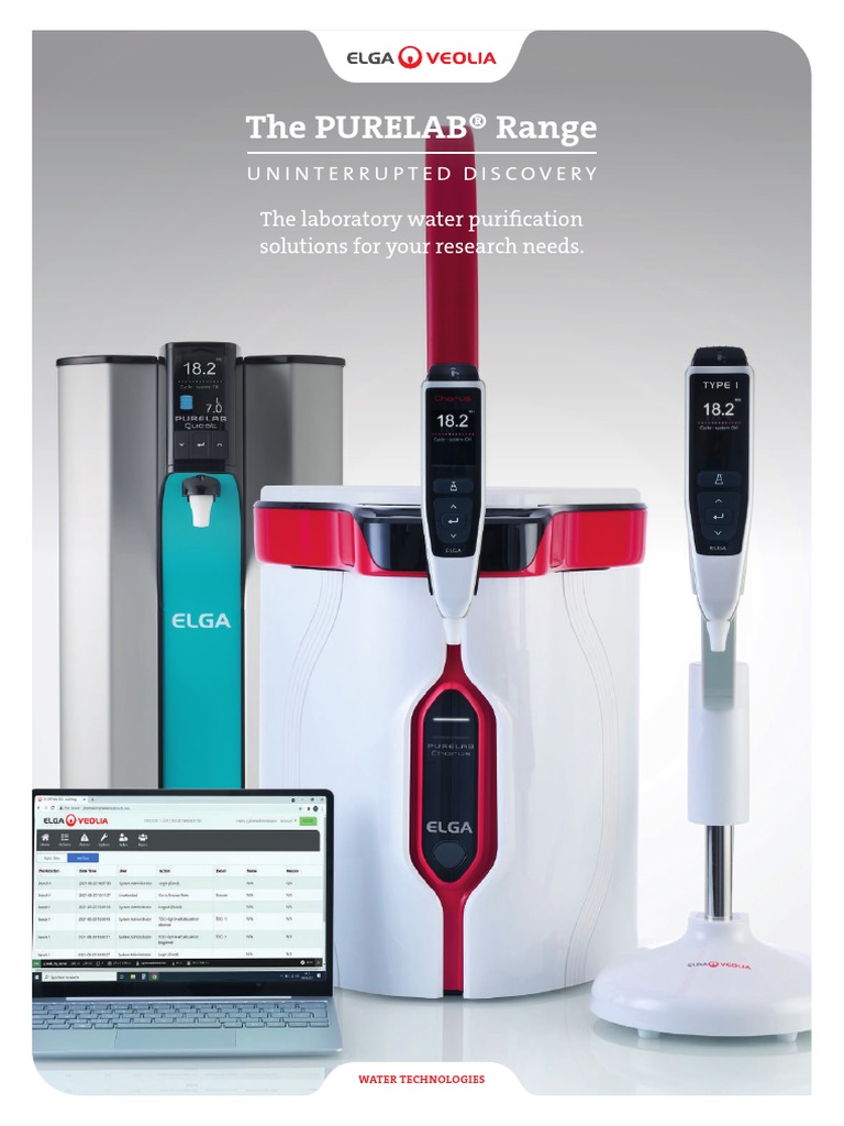Purelab Range Brochure | PDF | Science & Mathematics