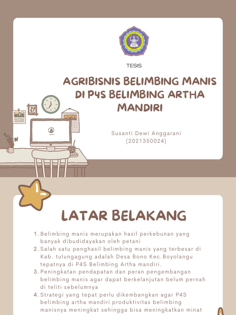 Agribisnis Belimbing Manis Di P4S Belimbing Artha Mandiri | PDF