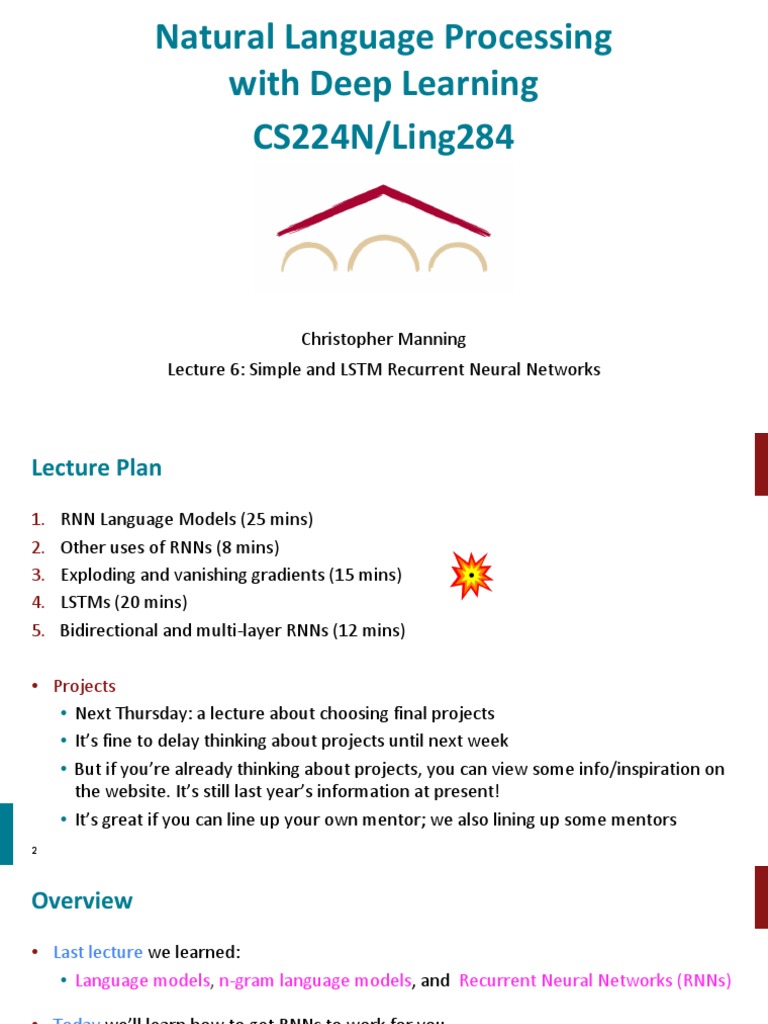 cs224n-2021-LSTM NN | PDF