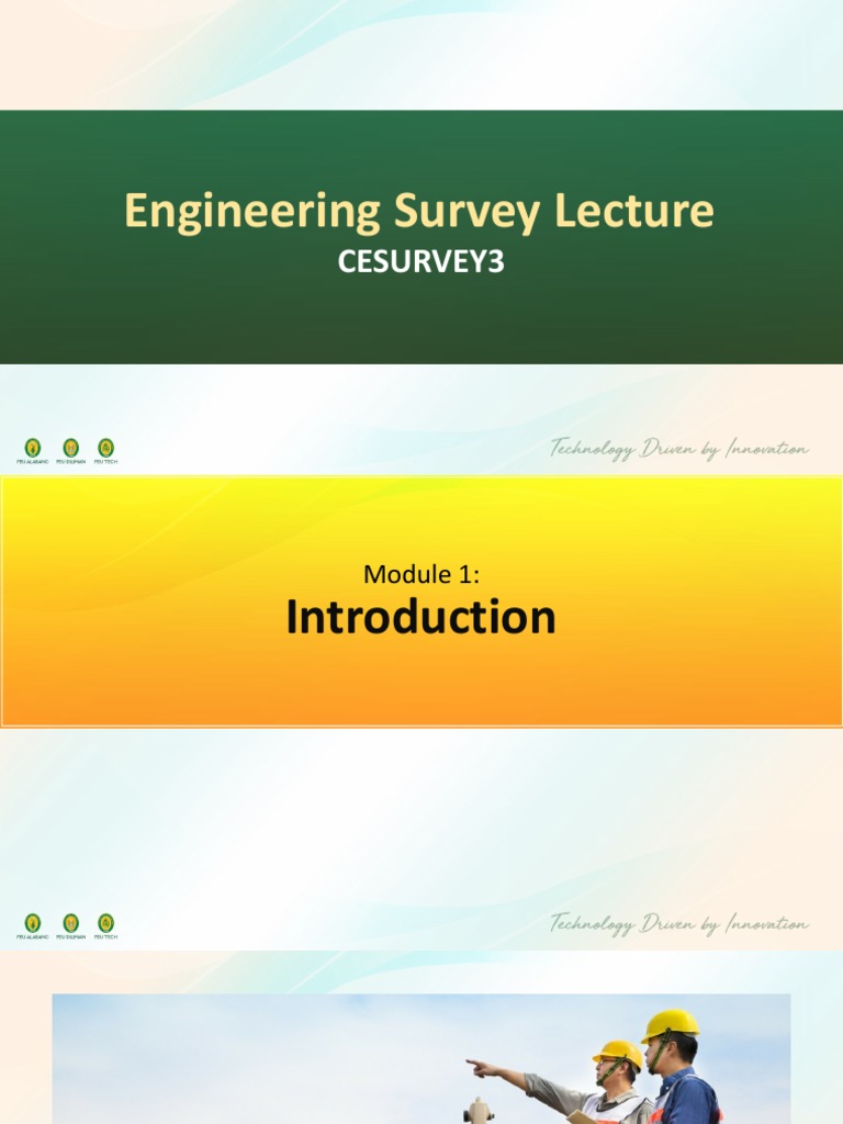 Overview of Engineering Survey Types | PDF