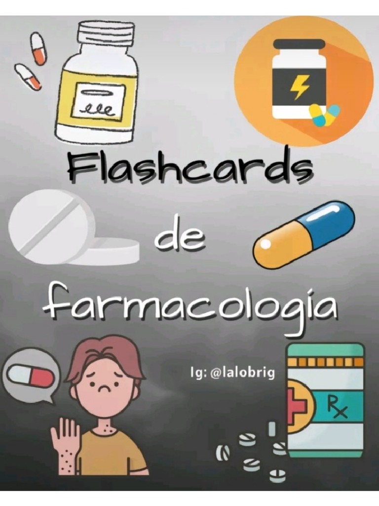 Flashcard Farmacología | PDF